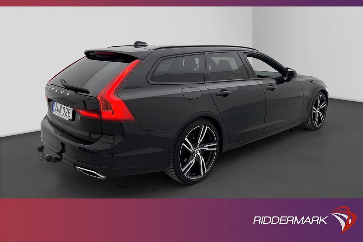 ZUN02E | Volvo V90 | D4 190hk R-Design Panorama 360° Head-up Drag BLIS ...