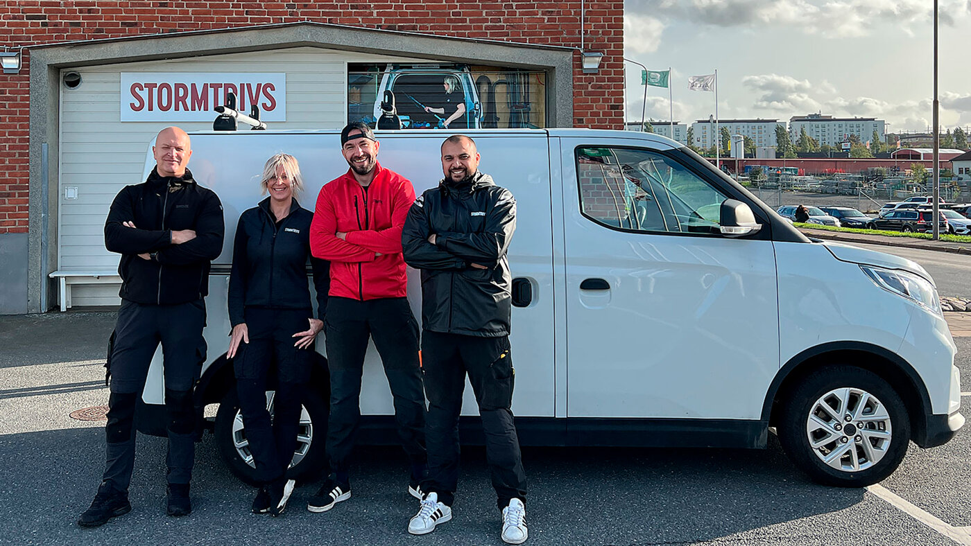 Stormtrivs väljer Maxus eltransportbilar. - Nybergs Bil