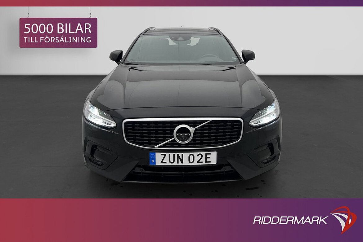 ZUN02E | Volvo V90 | D4 190hk R-Design Panorama 360° Head-up Drag BLIS ...